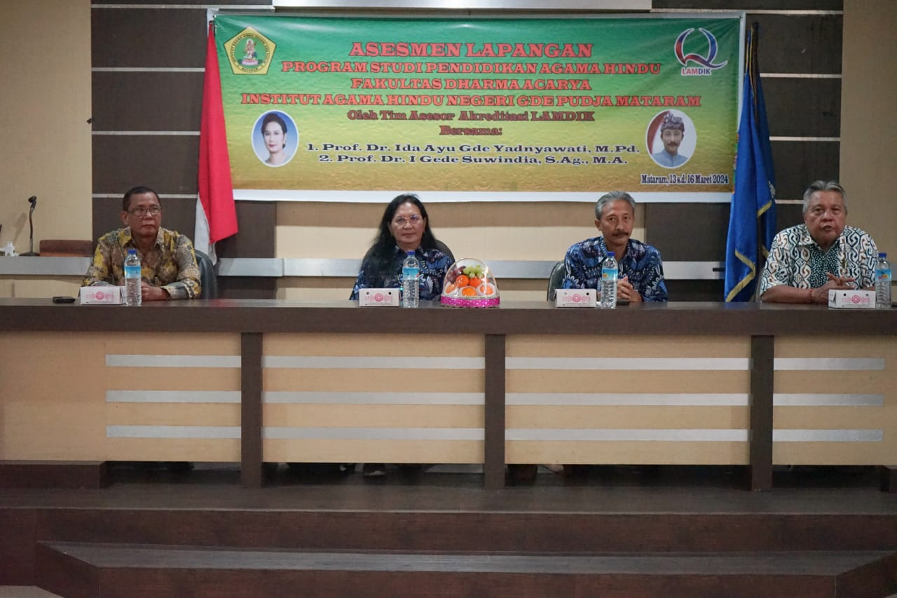 IAHN Gde Pudja Mataram targetkan Program Studi Pendidikan Agama Hindu ...