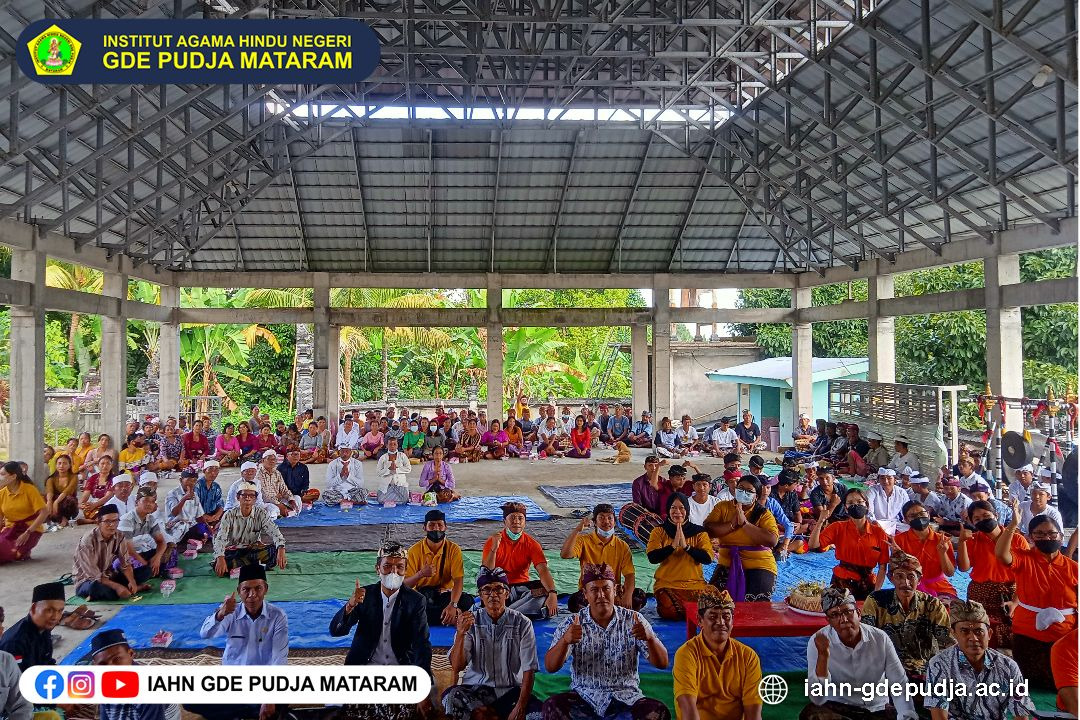 Rektor IAHN Gde Pudja Mataram Membuka Kegiatan Pengabdian Masyarakat ...