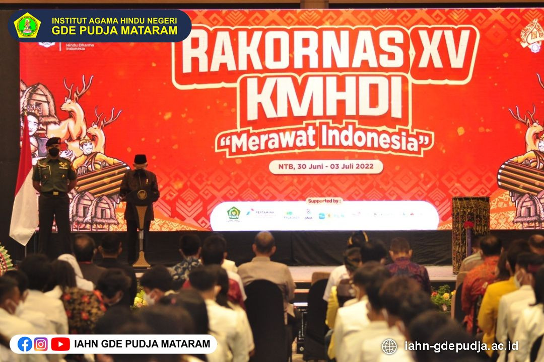 Rektor IAHN Gde Pudja Mataram Menghadiri RAKORNAS XV KMHDI 2022 | IAHN ...