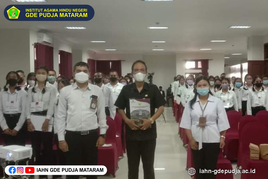 Rektor IAHN Gde Pudja Mataram Menjadi Narasumber Kegiatan PKKMB STAHN ...